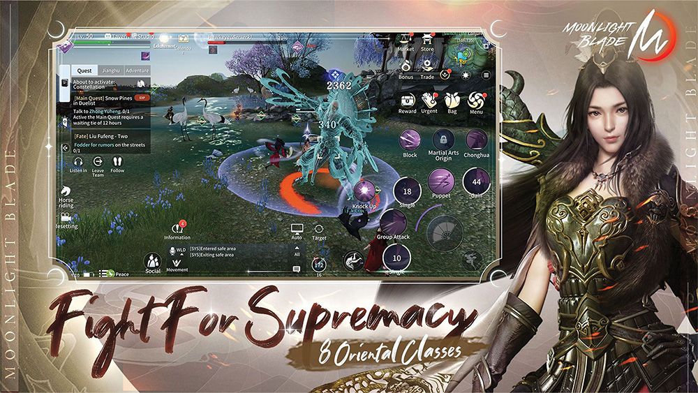 Moonlight Blade M - Global Phenomenon Oriental MMORPG