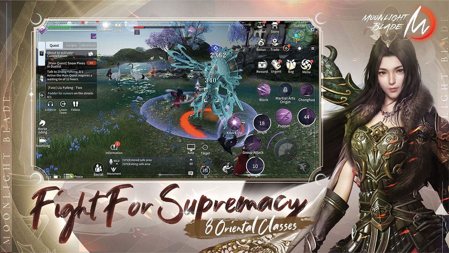 Moonlight Blade M - Global Phenomenon Oriental MMORPG