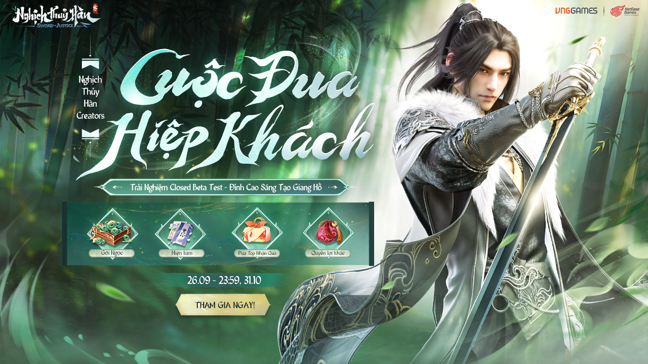 CUỘC ĐUA HIỆP KHÁCH - SỰ KIỆN ĐUA TOP DÀNH CHO NGHỊCH THỦY HÀN CREATORS